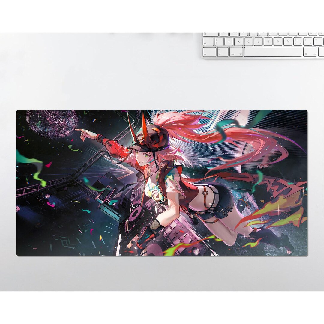Anime RGB LED Large Mouse Pad, Honkai Star Rail Rappa, Desk Mat ...