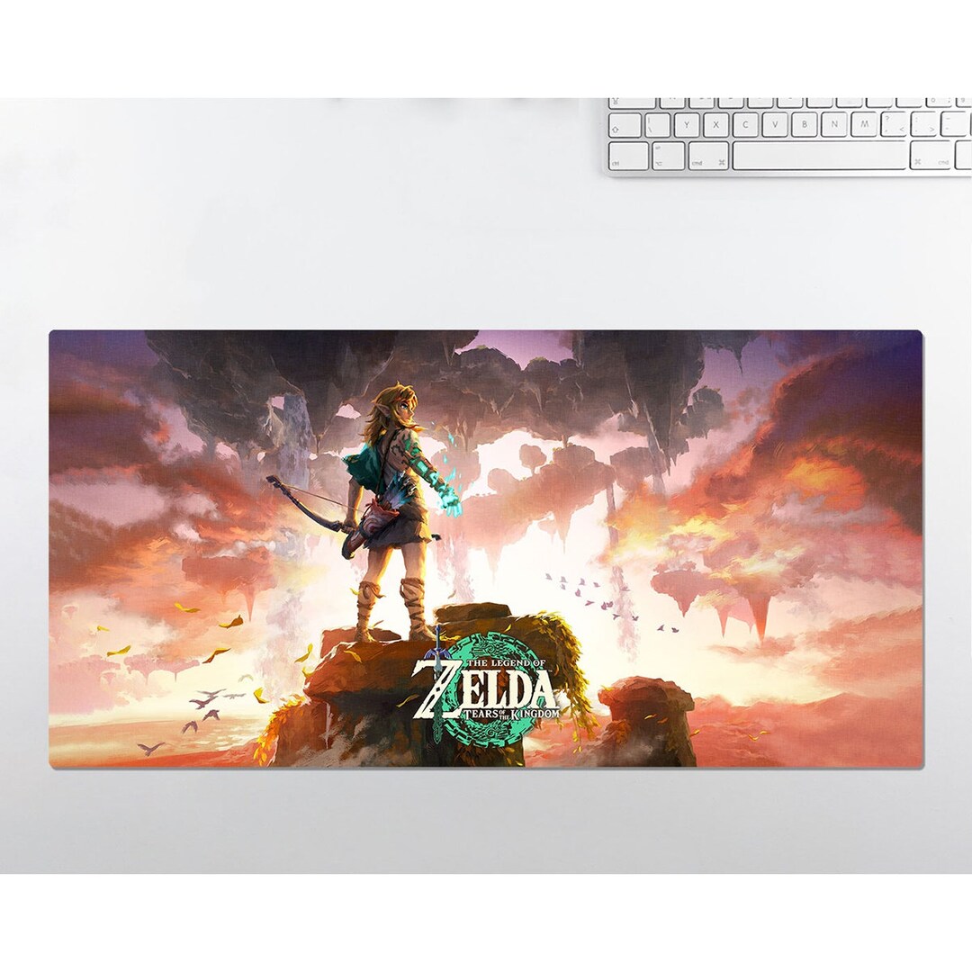Anime RGB LED Large Mouse Pad, the Legend of Zelda Tears of the Kingdom ...