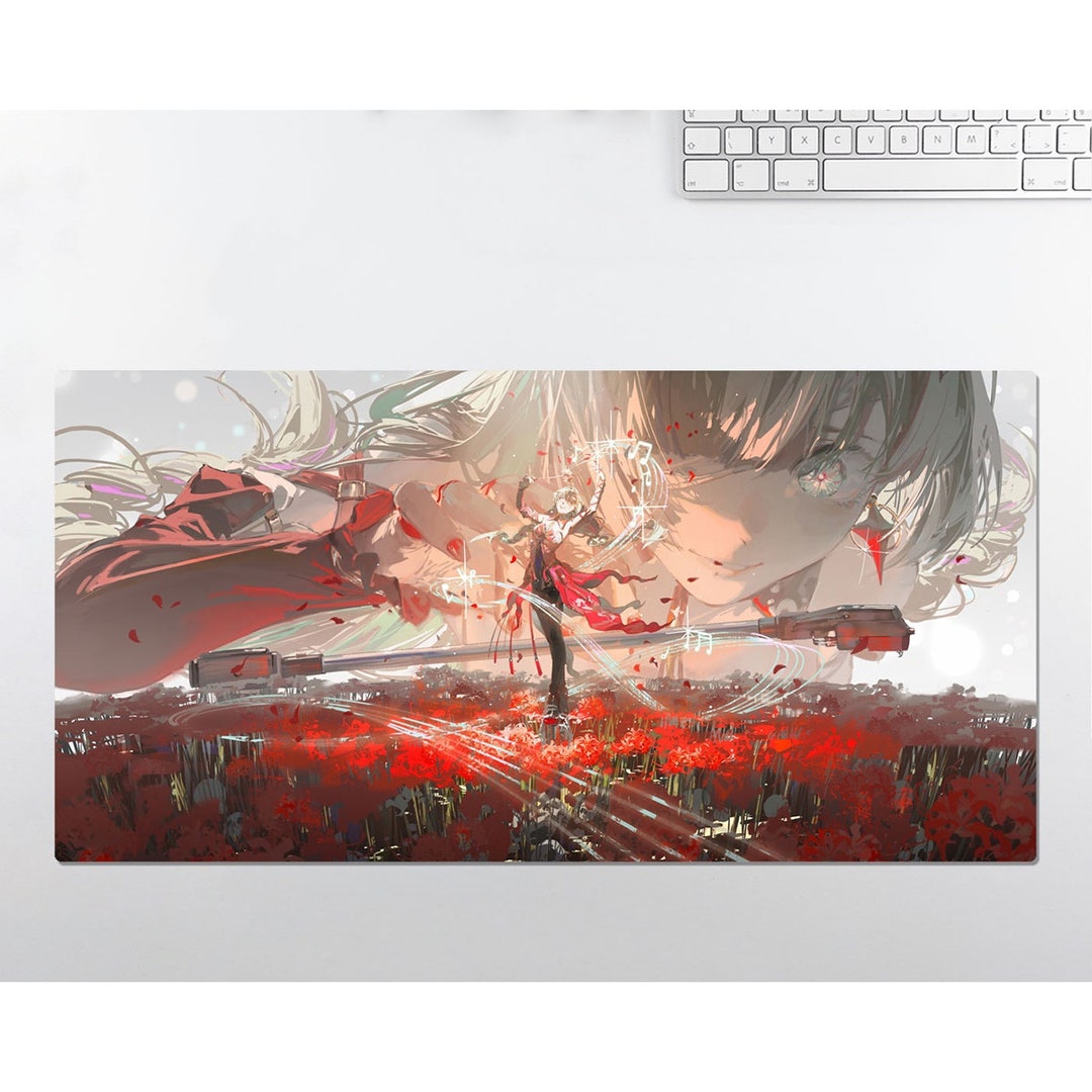 Anime RGB LED Large Mouse Pad, Wuthering Waves Phrolova, Desk Mat ...