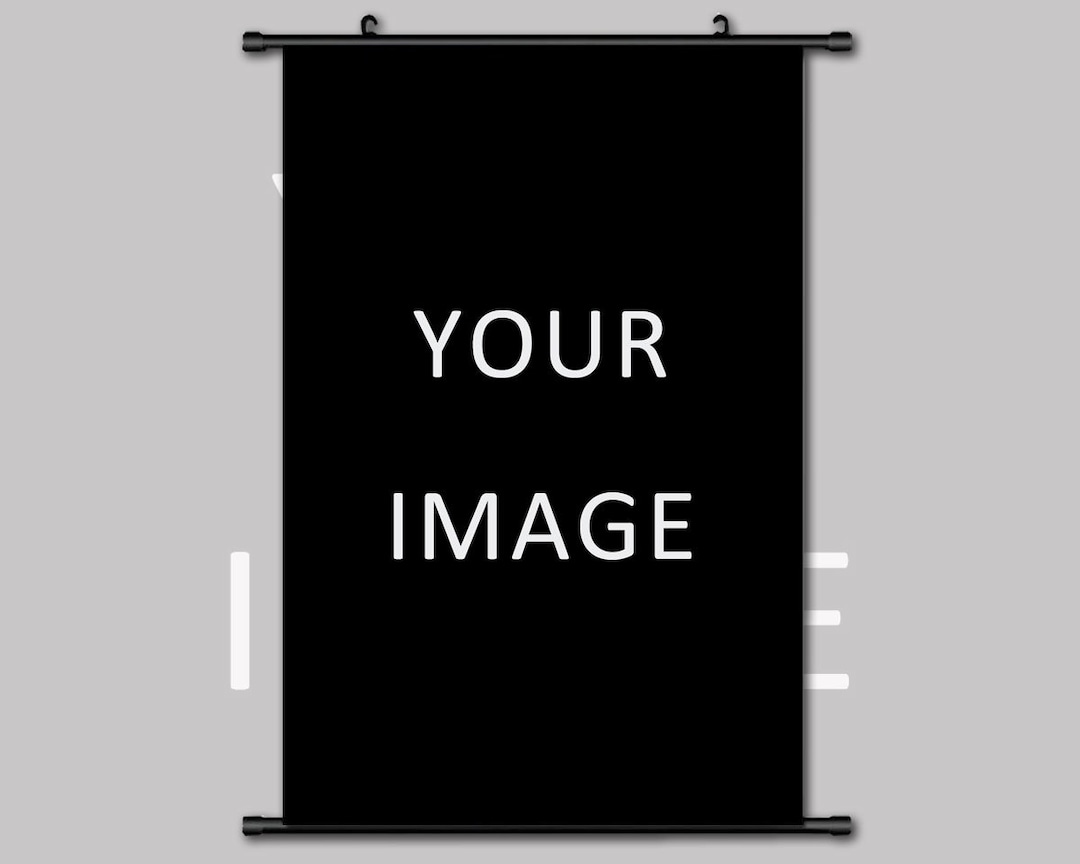 Custom Anime Scroll Painting Custom Photo Custom Your Own Picture Wall ...