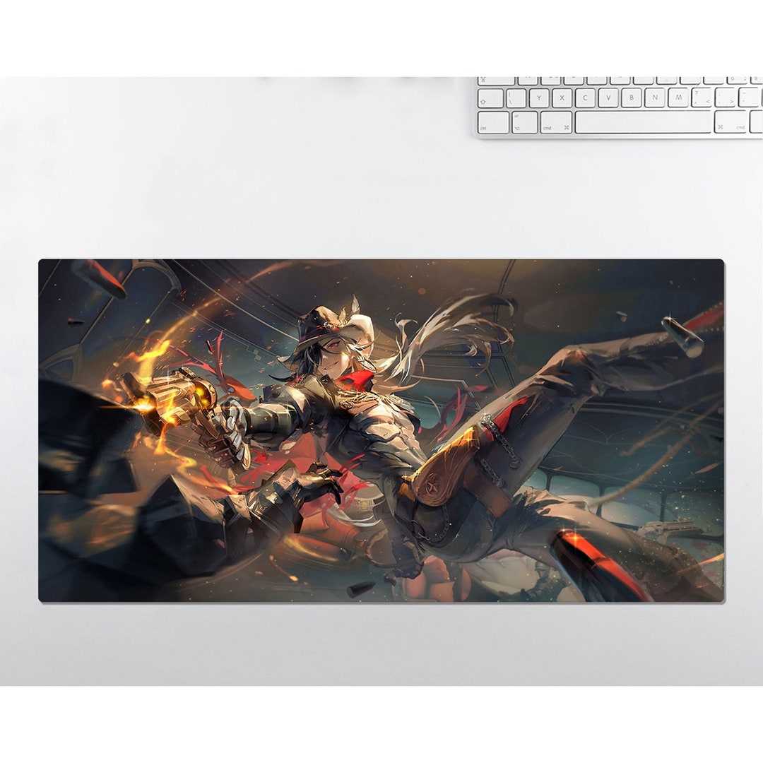 Anime RGB LED Large Mouse Pad, Honkai Star Rail Boothill, Desk Mat ...
