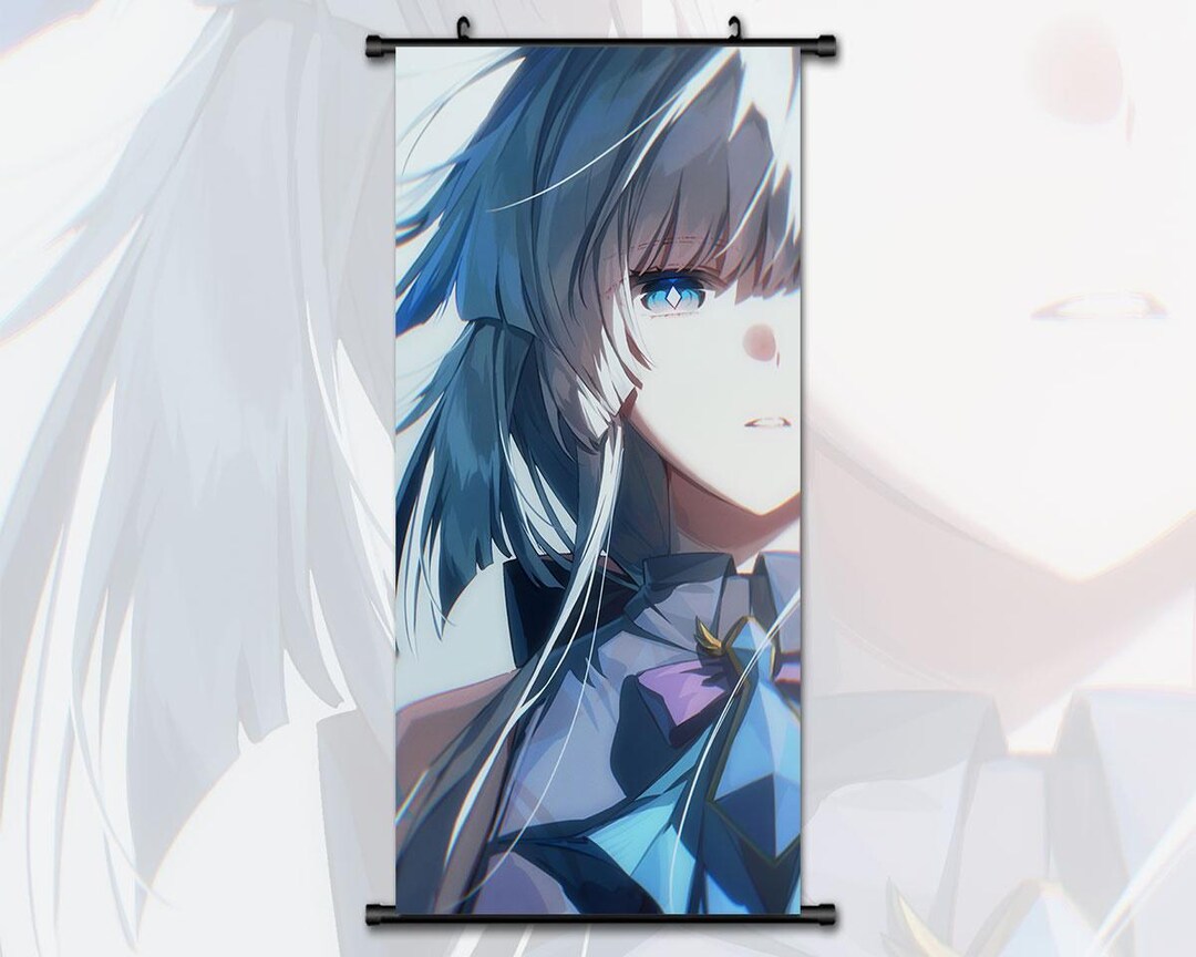 Anime Scroll Painting Honkai Star Rail Cerydra Wall Art Hanging Poster ...