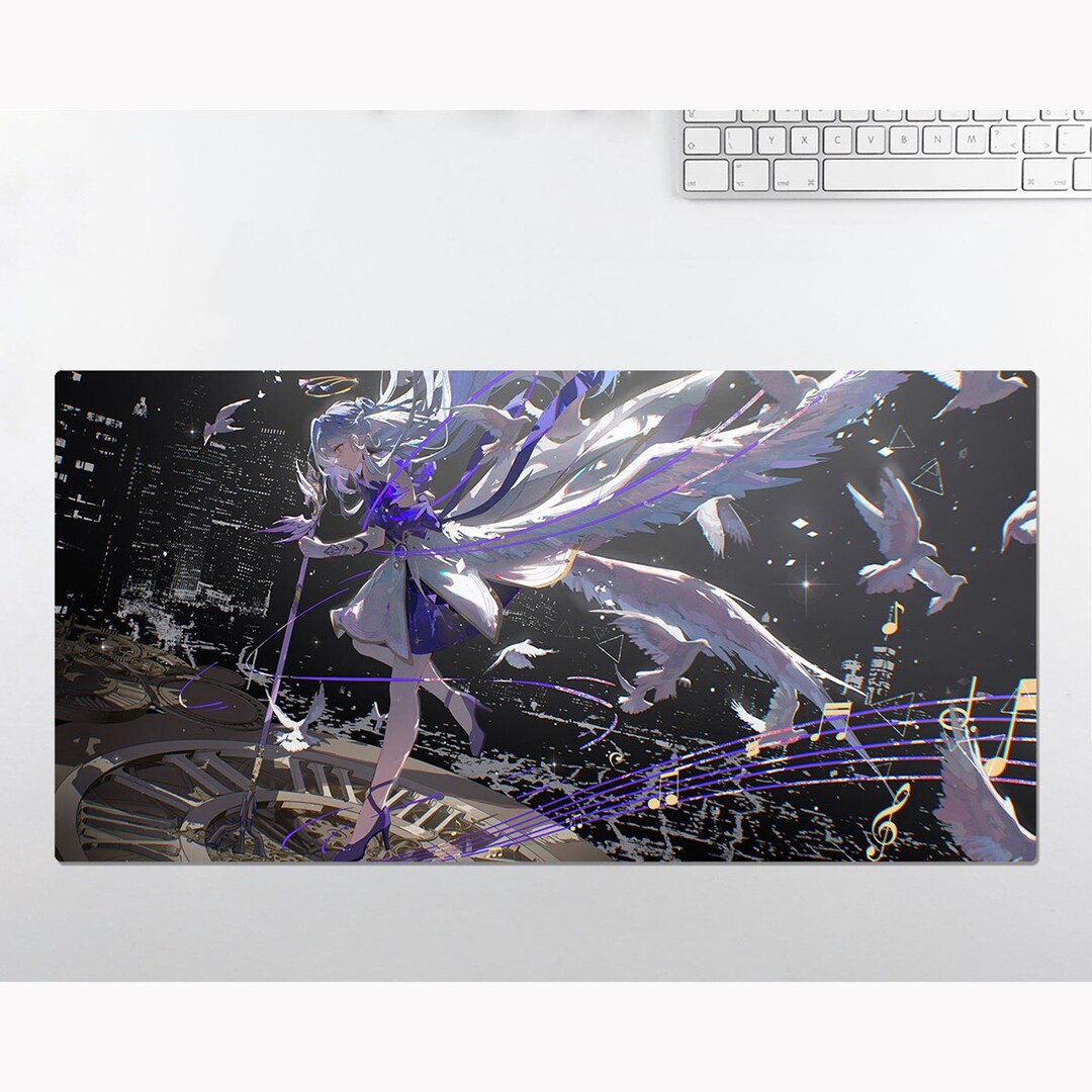 Anime RGB LED Large Mouse Pad, Honkai Star Rail Robin, Desk Mat ...