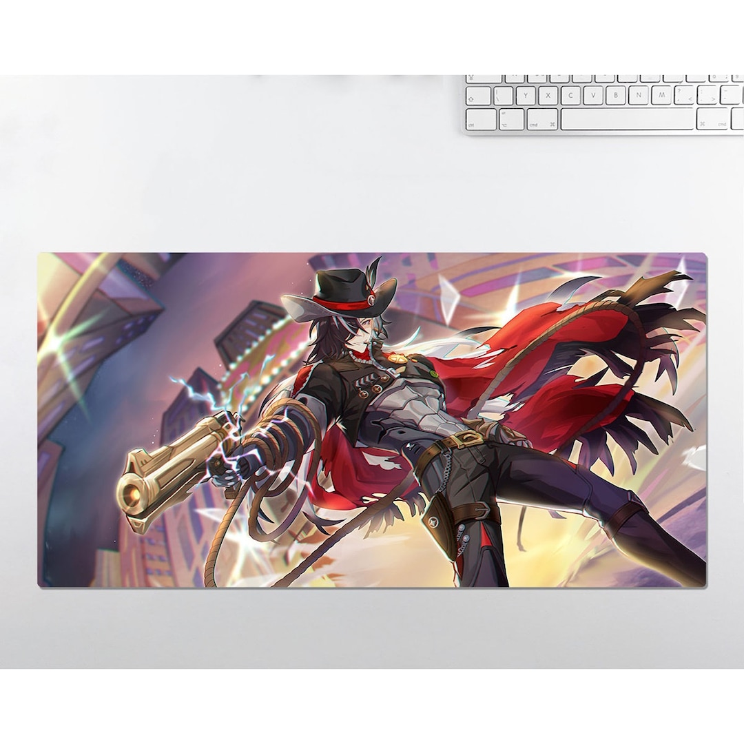 Anime RGB LED Large Mouse Pad, Honkai Star Rail Boothill, Desk Mat ...