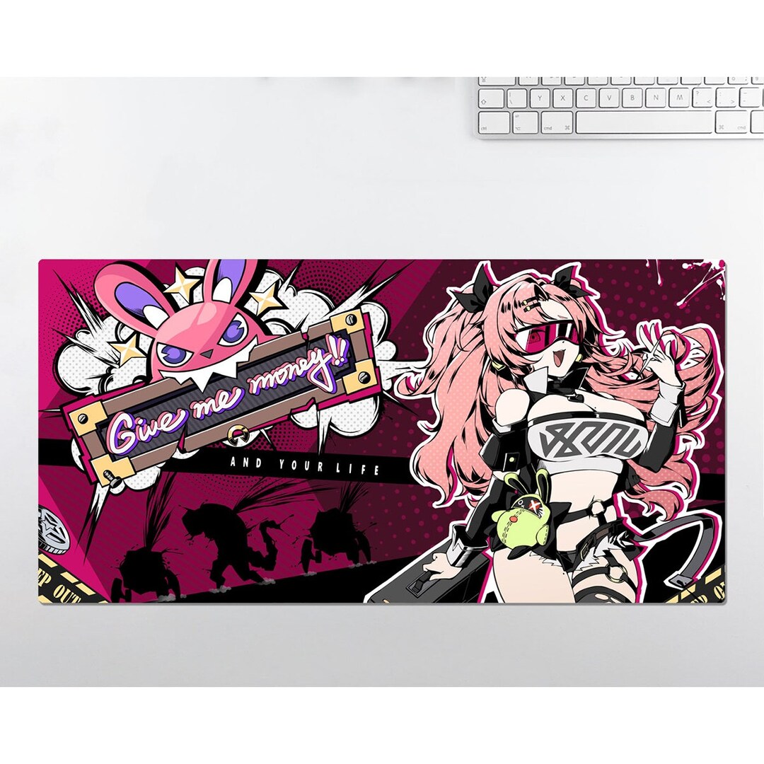 Anime RGB LED Large Mouse Pad, Zenless Zone Zero ZZZ Nicole Demara ...