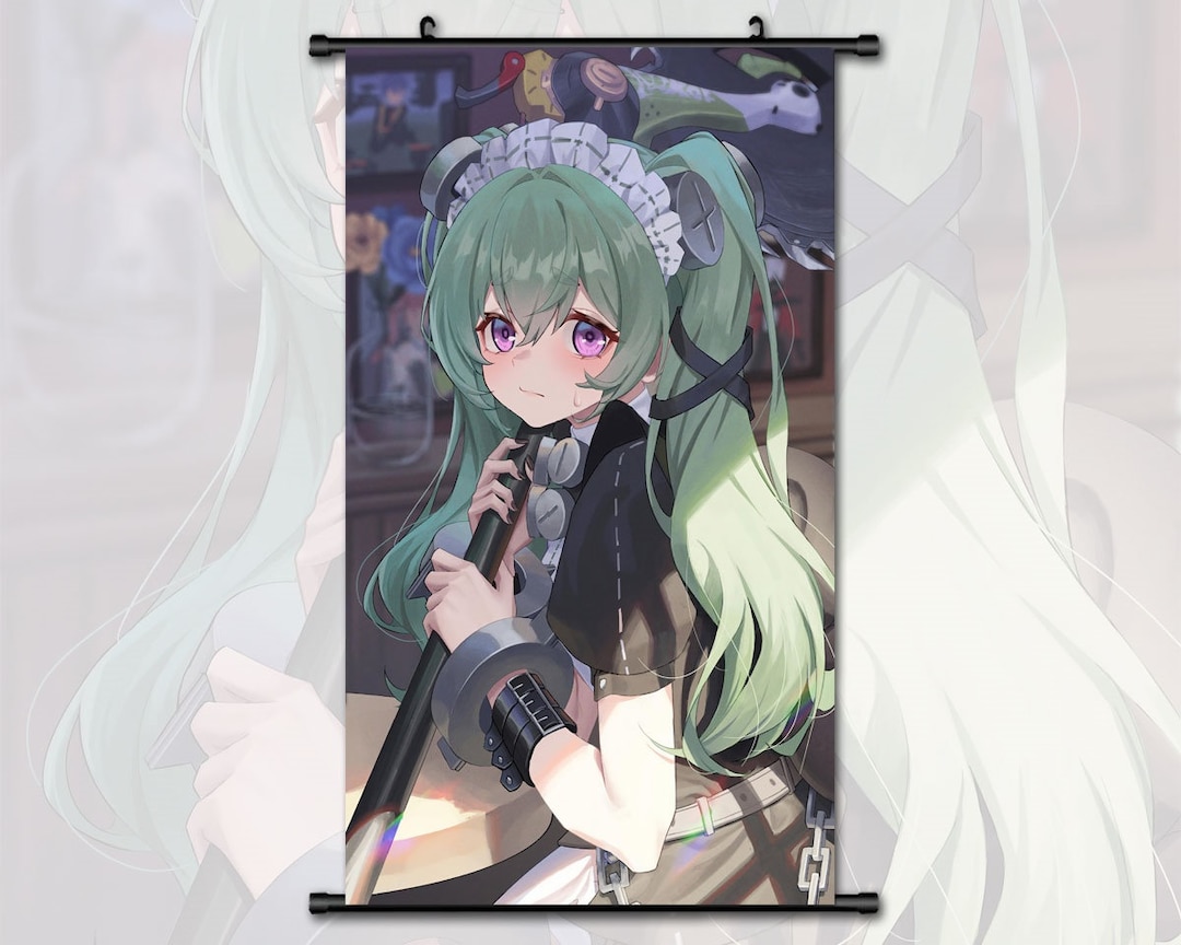 Anime Scroll Painting Zenless Zone Zero ZZZ Corin Wickes Wall Art ...
