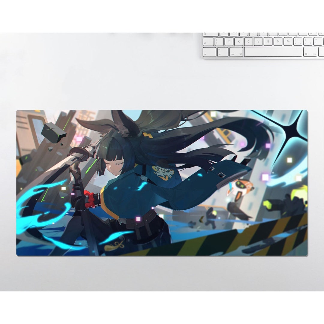 Anime RGB LED Large Mouse Pad, Zenless Zone Zero ZZZ Hoshimi Miyabi ...