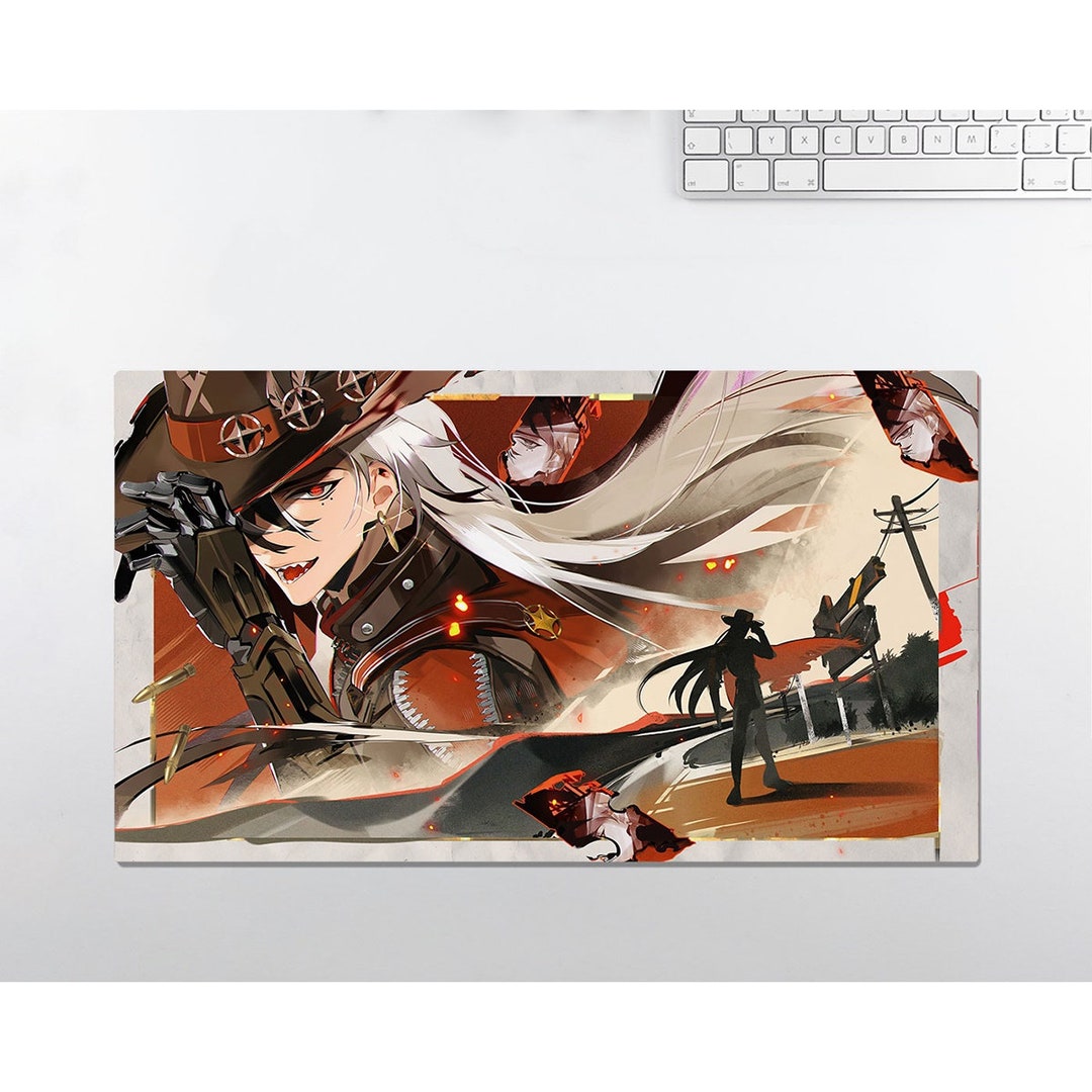 Anime RGB LED Large Mouse Pad, Honkai Star Rail Boothill, Desk Mat ...
