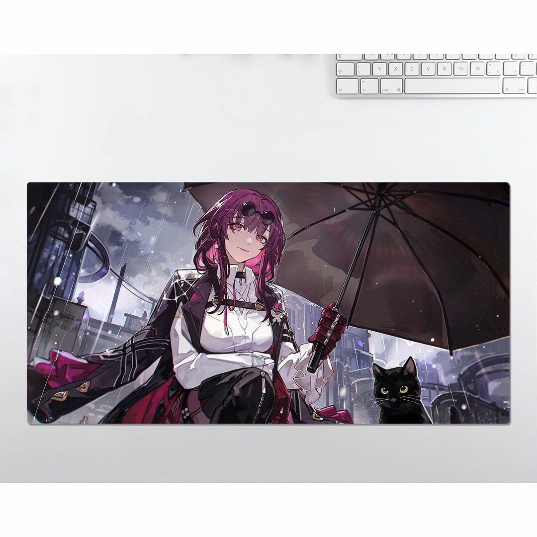 Anime RGB LED Large Mouse Pad, Honkai Star Rail Kafka, Desk Mat ...
