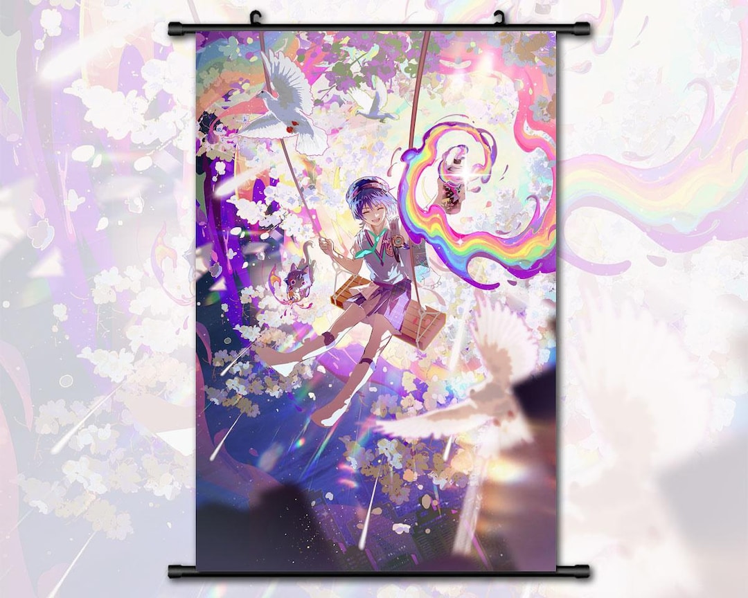 Anime Scroll Painting Genshin Impact Scaramouche Wall Art Hanging ...