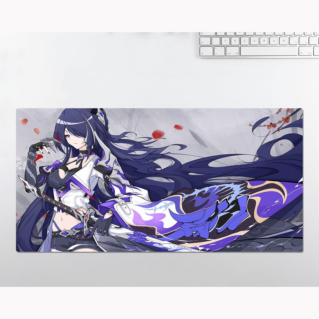 Anime RGB LED Large Mouse Pad, Honkai Star Rail Acheron, Desk Mat ...