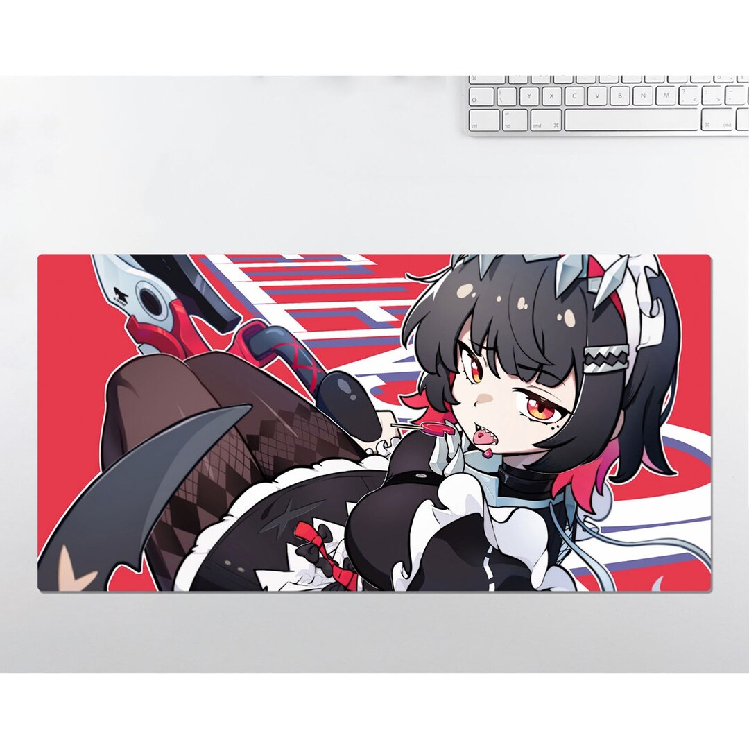 Anime RGB LED Large Mouse Pad, Zenless Zone Zero ZZZ Ellen Joe, Desk ...