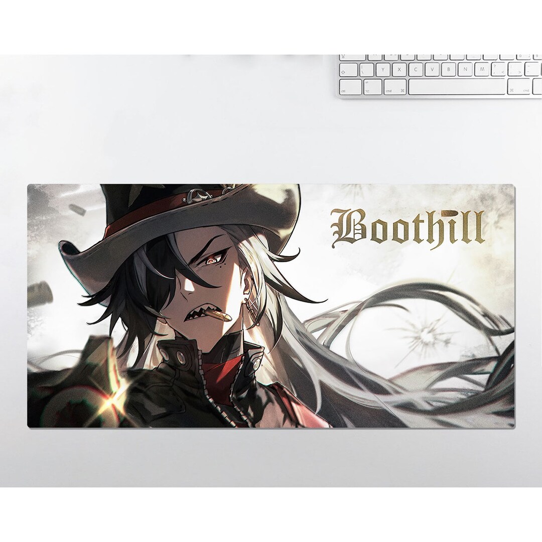 Anime RGB LED Large Mouse Pad, Honkai Star Rail Boothill, Desk Mat ...