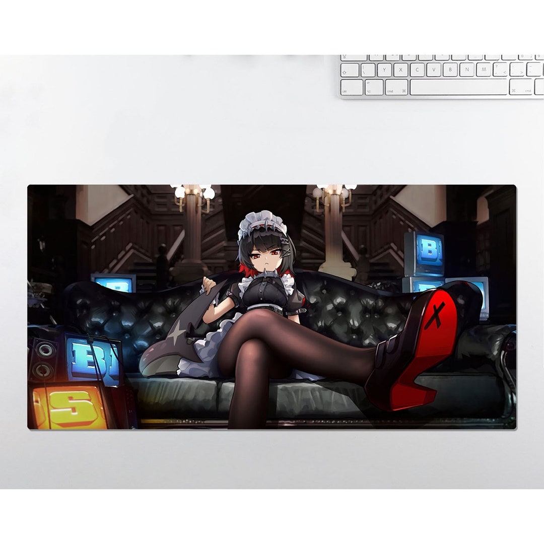 Anime RGB LED Large Mouse Pad, Zenless Zone Zero ZZZ Ellen Joe, Desk ...
