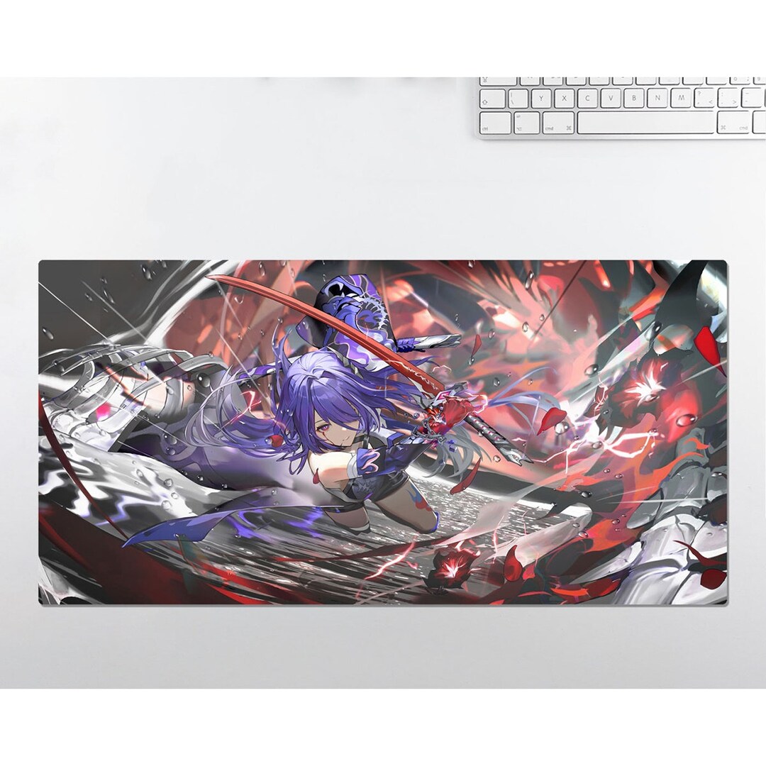 Anime RGB LED Large Mouse Pad, Honkai Star Rail Acheron, Desk Mat ...