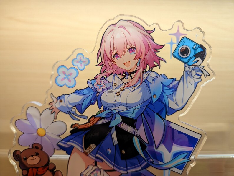 Anime Standee Honkai Star Rail March 7th Acrylic Standee - Etsy