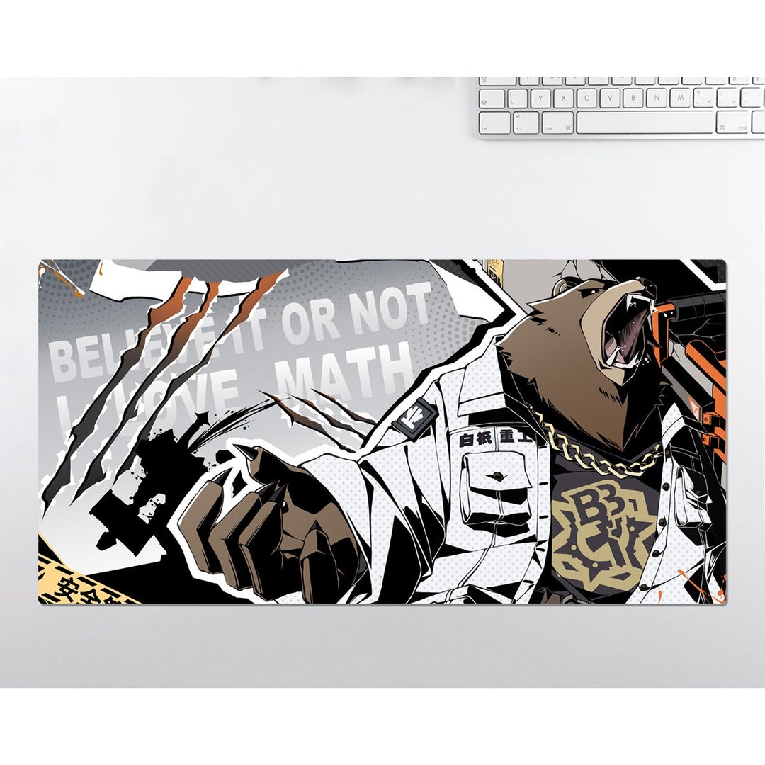 Anime RGB LED Large Mouse Pad, Zenless Zone Zero ZZZ Ben Bigger, Desk ...