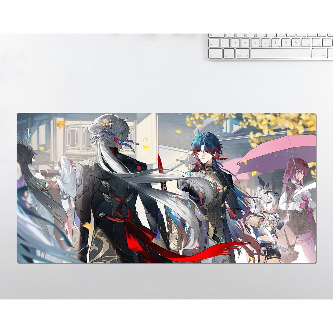 Anime RGB LED Large Mouse Pad, Honkai Star Rail Blade Dan Heng, Desk ...