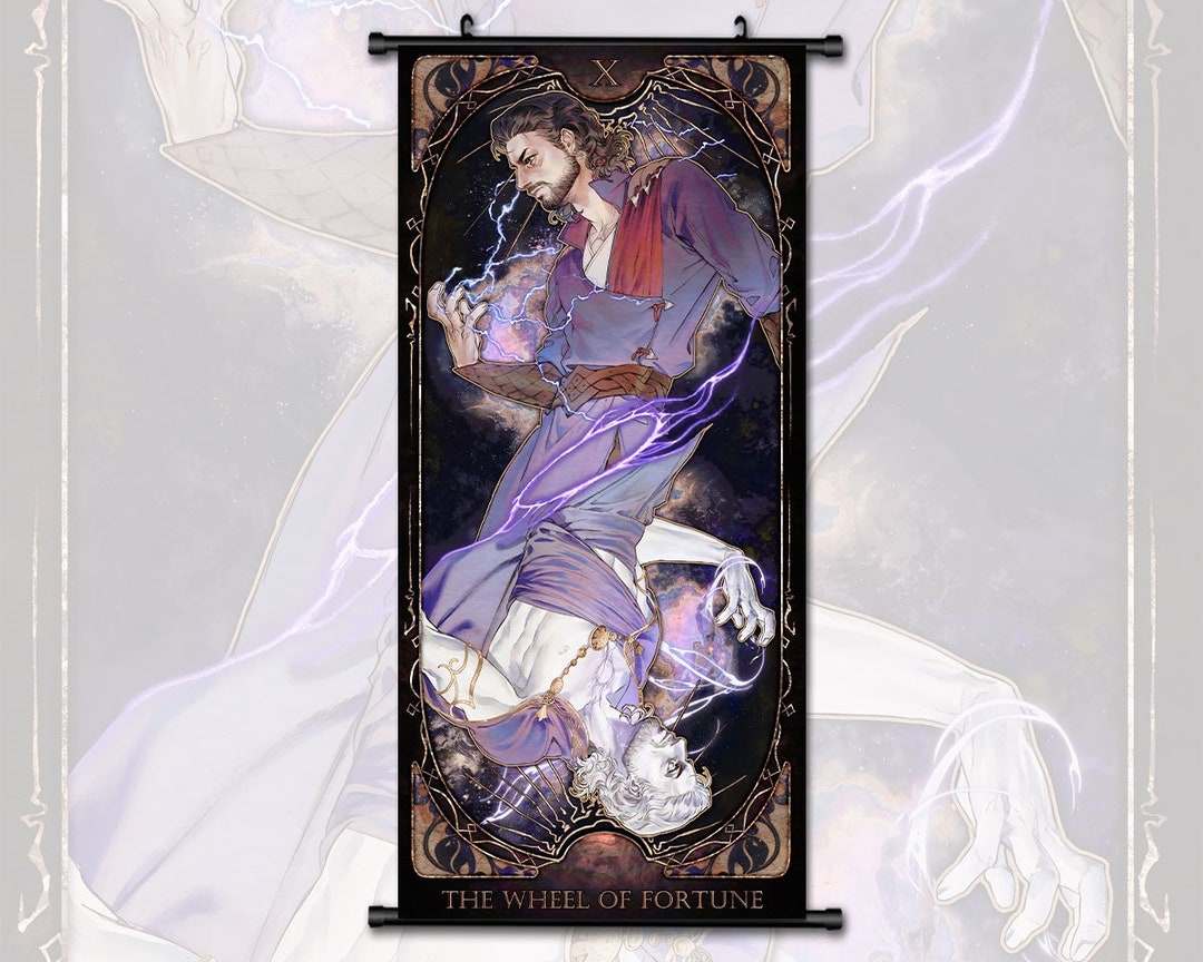 Anime Scroll Painting Baldur's Gate 3 Gale Wall Art Hanging Tarot ...