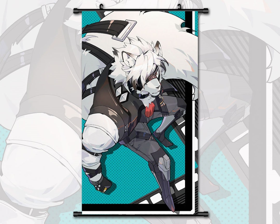 Anime Scroll Painting Zenless Zone Zero ZZZ by Lycaon Wall Art Hanging ...