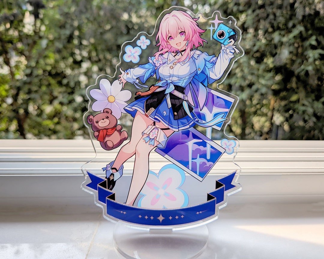 Anime Standee Honkai Star Rail March 7th Acrylic Standee - Etsy