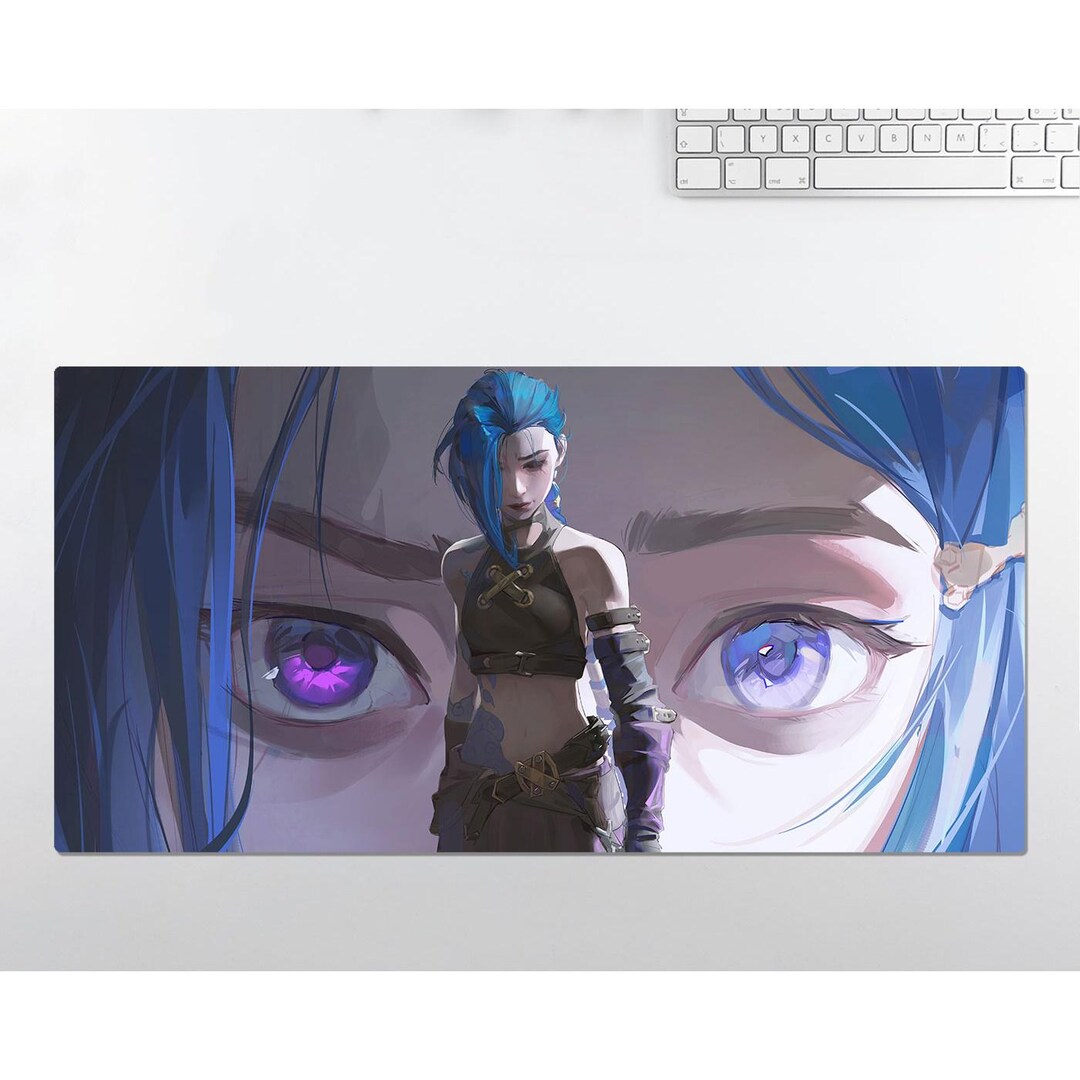 Anime RGB LED Large Mouse Pad, Arcane Jinx, Desk Mat, Mousepads,gaming ...