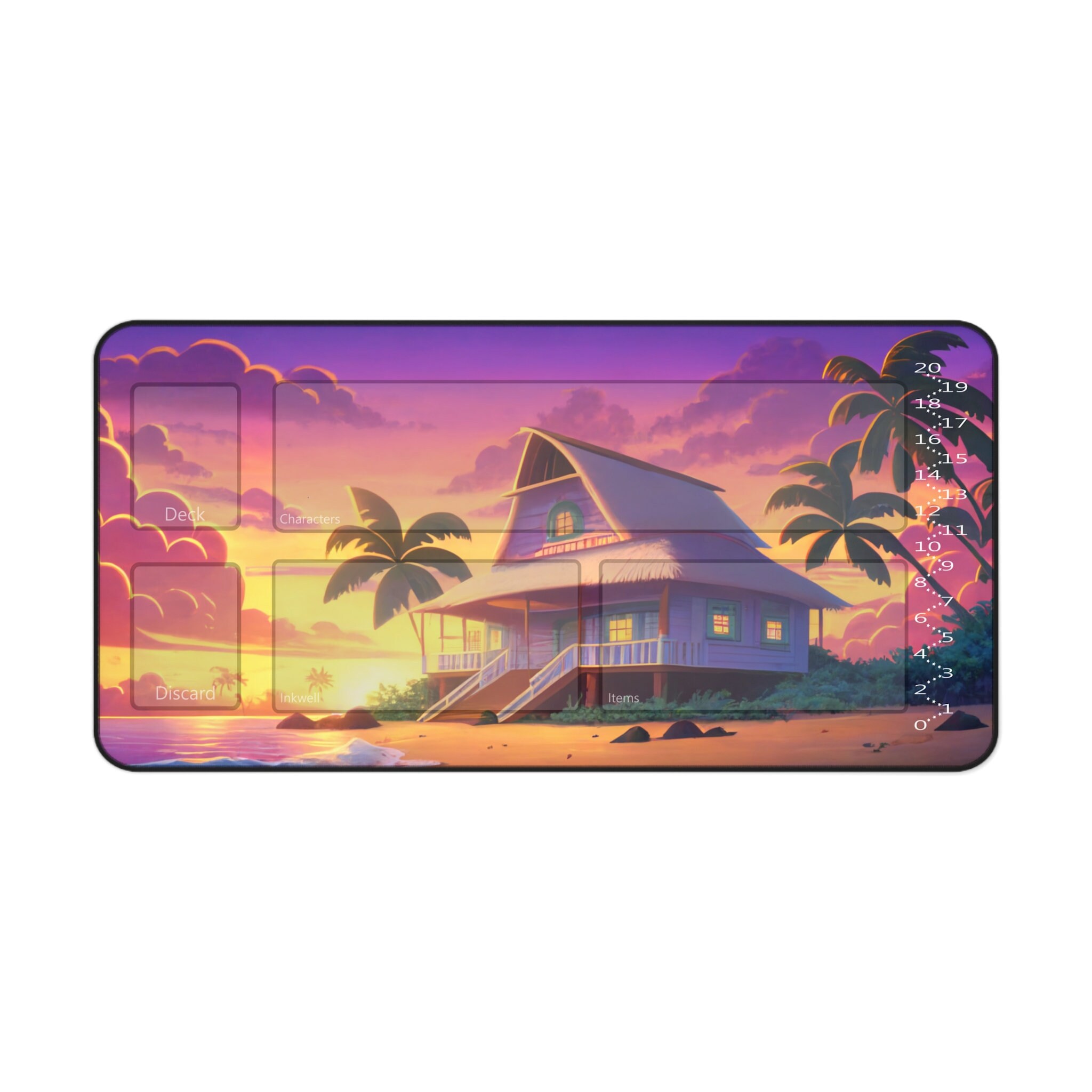 Lorcana Beach House Playmat With Lore Counter and Card Zones - Etsy ...