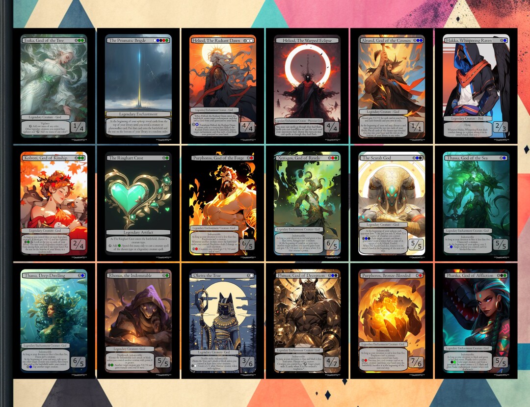 Custom EDH Deck - 100 Card Deck + Double-sided Tokens - Available in ...