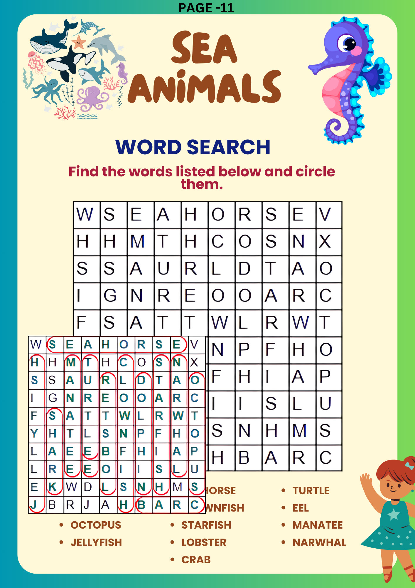Word Search Puzzle 25 Printable Puzzle Pages for Kids and - Etsy