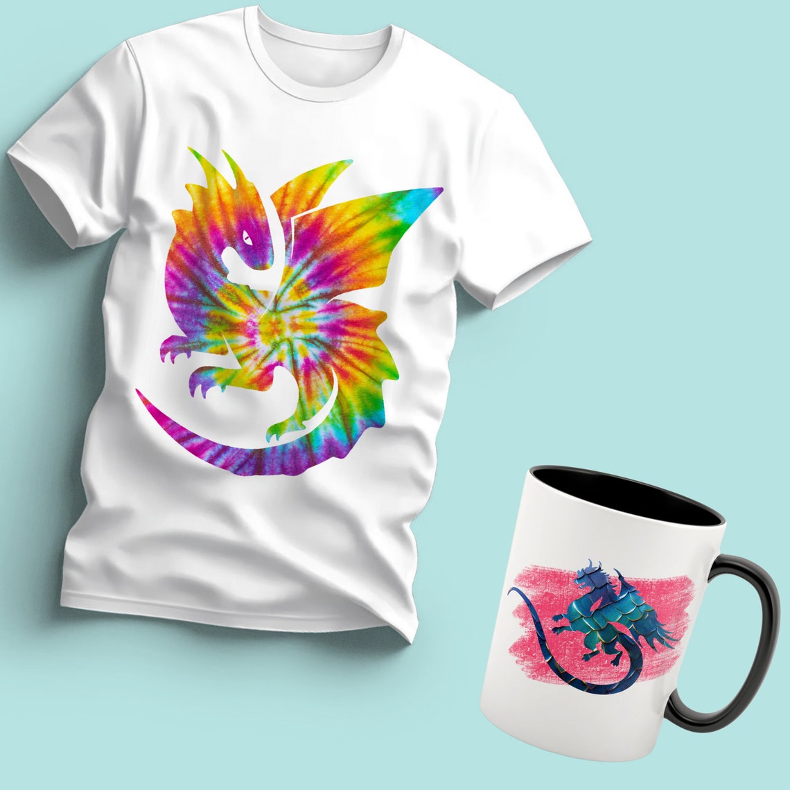 Dragon Canva Frame Template, Customizable Canva Dragon Frames, Canva ...