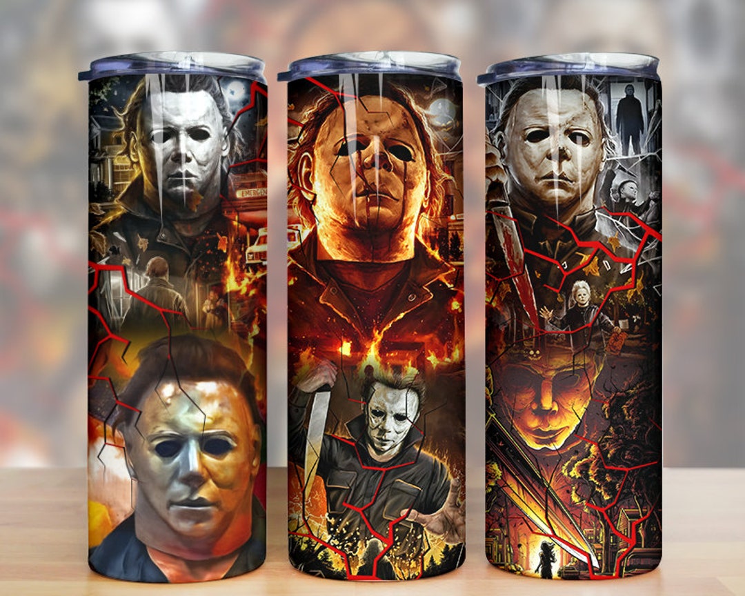 Horror Character Tumbler Sublimation Design, Wrap Png, Tumbler Wrap, 20 ...