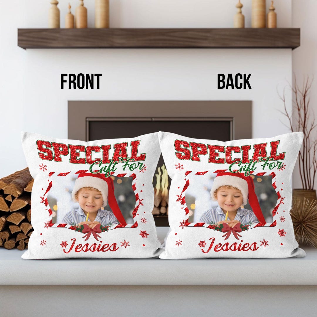 Personalized Christmas Pillow, Custom Christmas Gift, Christmas Decor ...