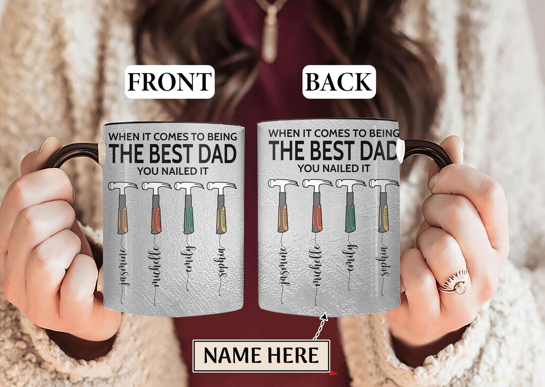 Personalized Dad Mug, When It Comes to Being the Best Dad You Nailed It ...