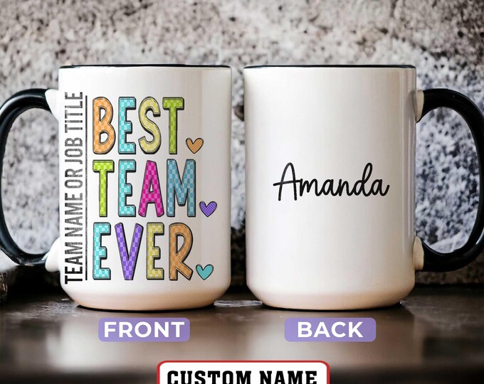 Best Team Gifts for Coworker Mug Custom Coworker Personalized Team ...