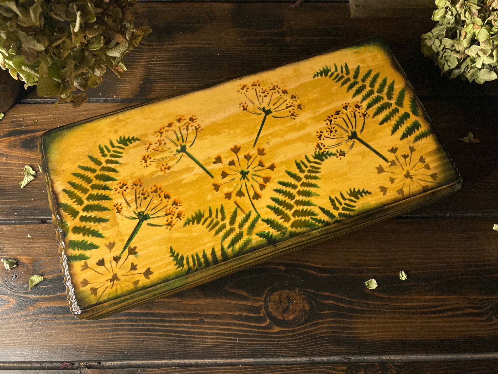 Altar Table, Wooden Ritual Table, Altar Offering Table, Crystal Holder ...