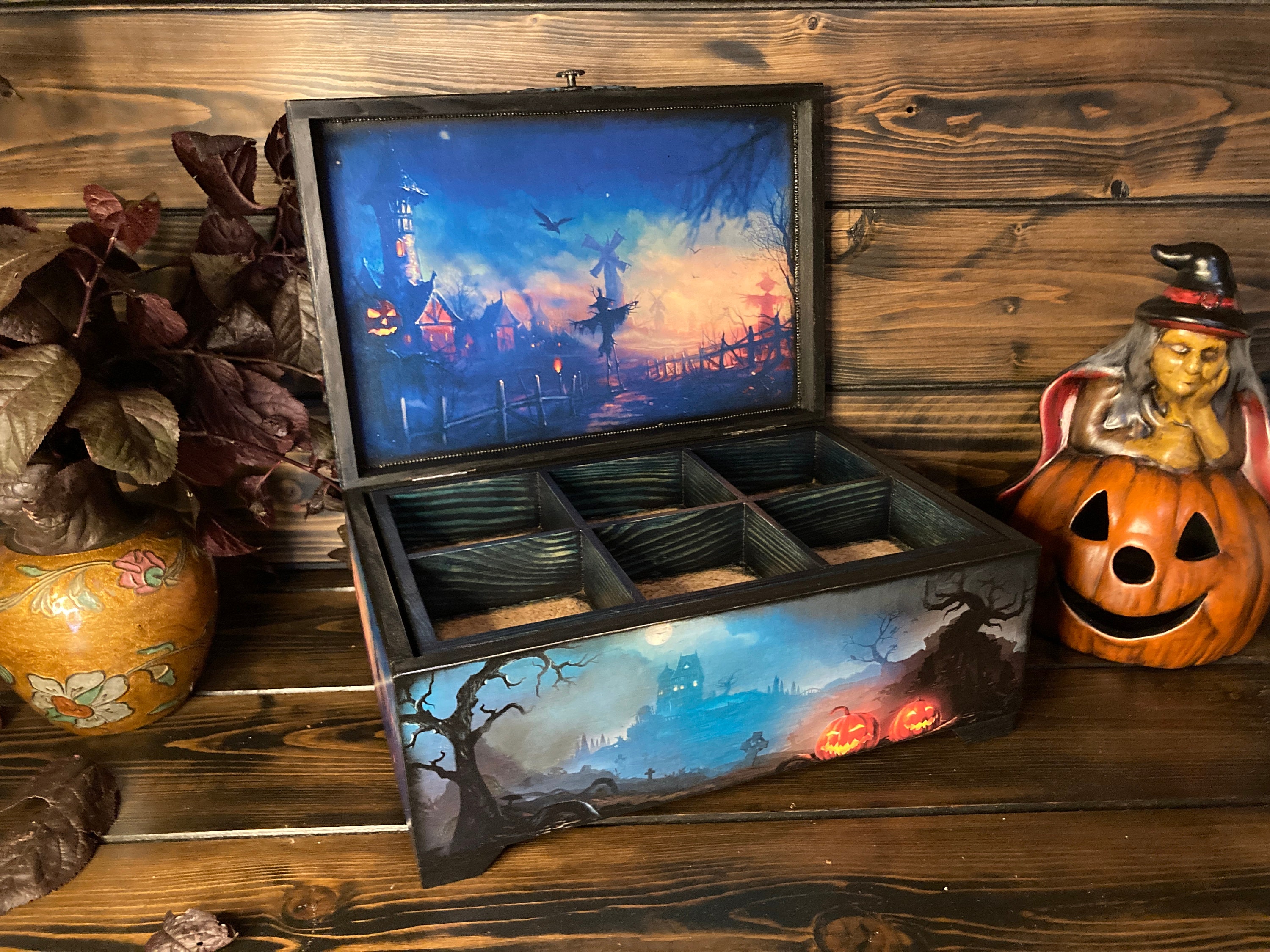 Witch Chest, Apothecary Cabinet, Secret Storage, Gothic Organiser ...