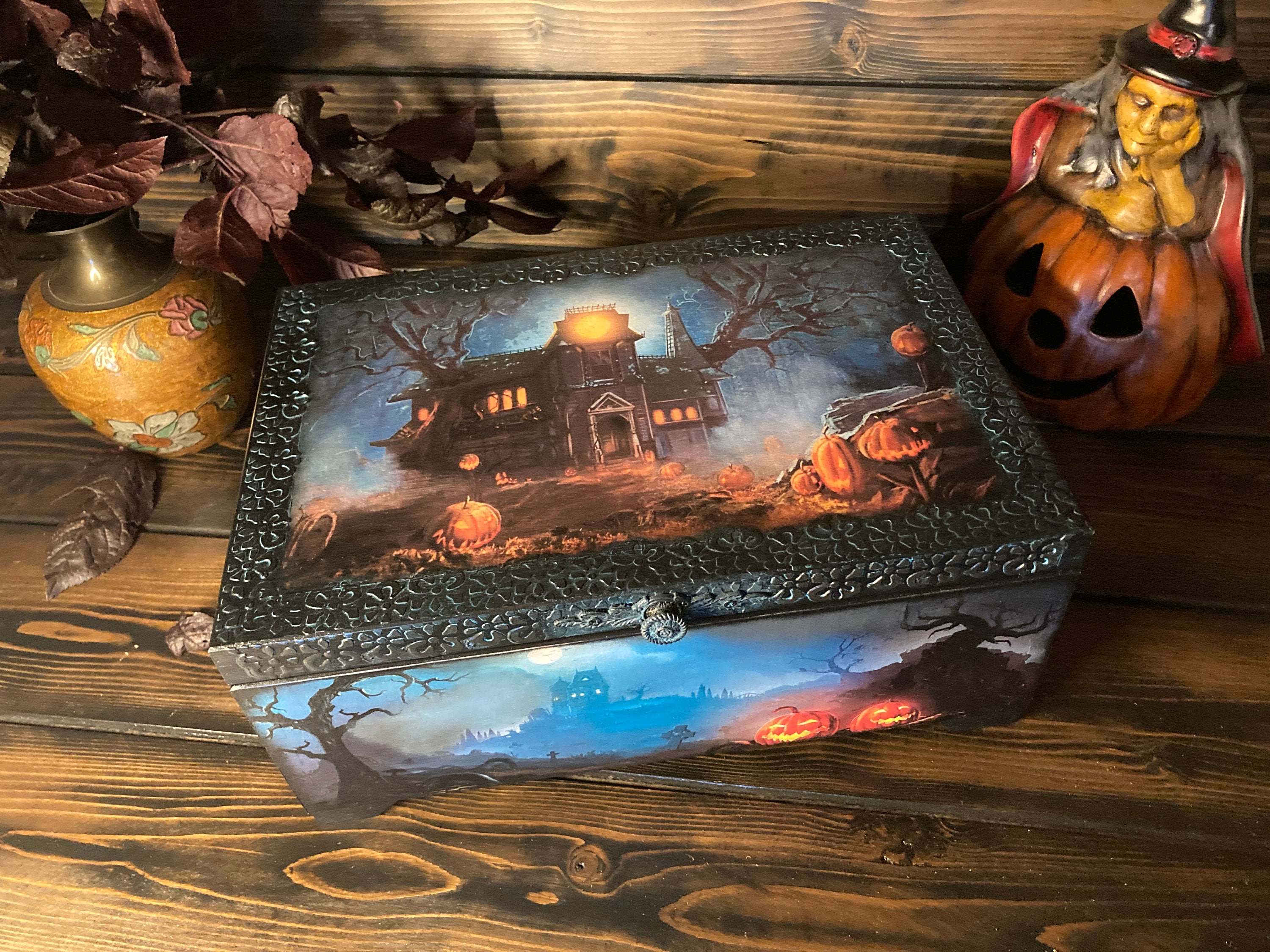 Witch Chest, Apothecary Cabinet, Secret Storage, Gothic Organiser ...