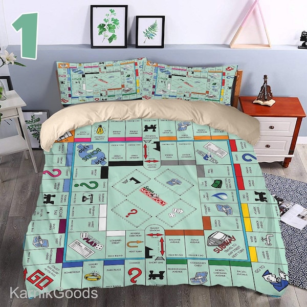 Monopoly Game Quilt - Etsy
