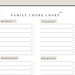 Family Chore Chart, Family Organiser, Chore Monitor, Family Task Lists ...