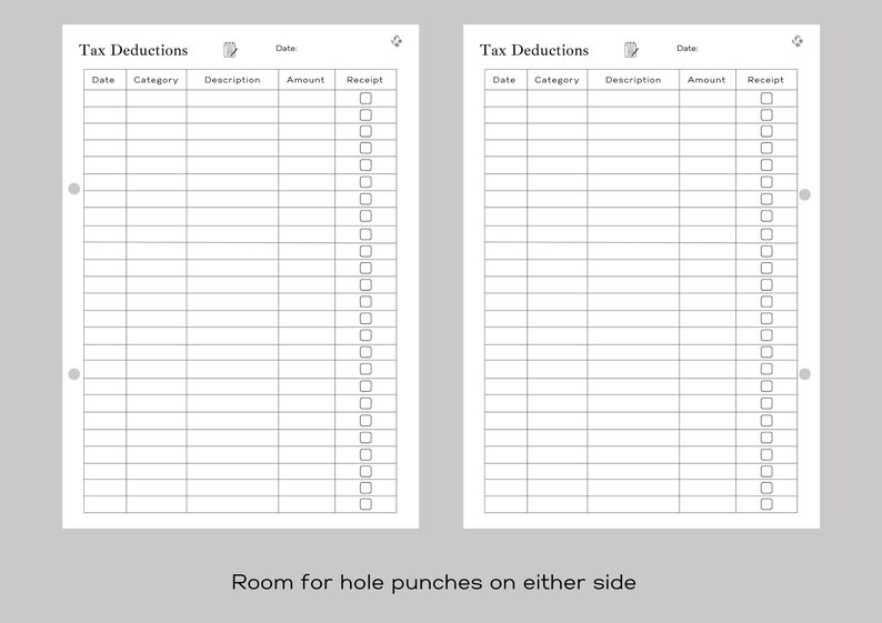 Tax Deductions, Tax Tracker, Work Essentials, Organisers, Reminders ...