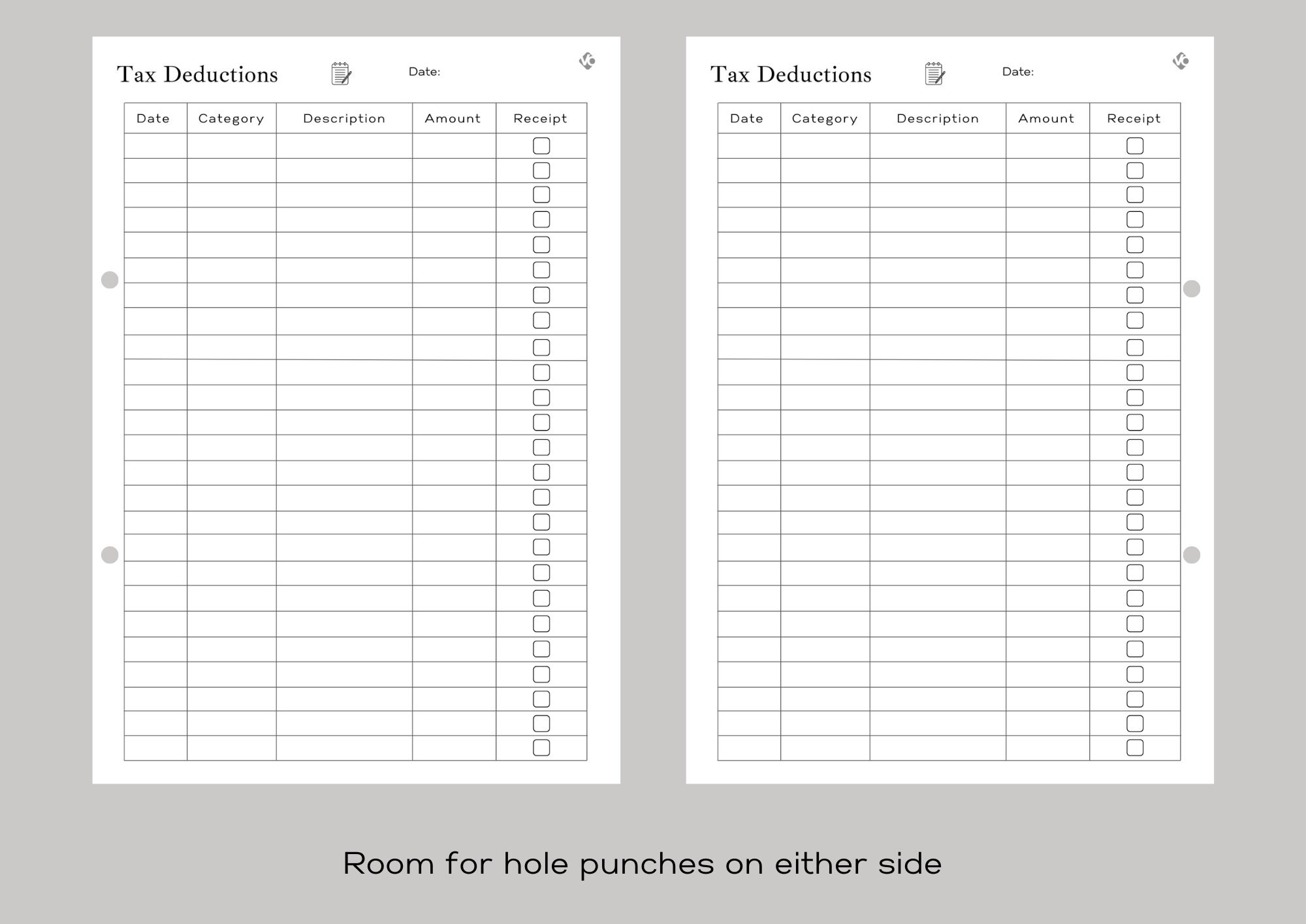 Tax Deductions, Tax Tracker, Work Essentials, Organisers, Reminders ...