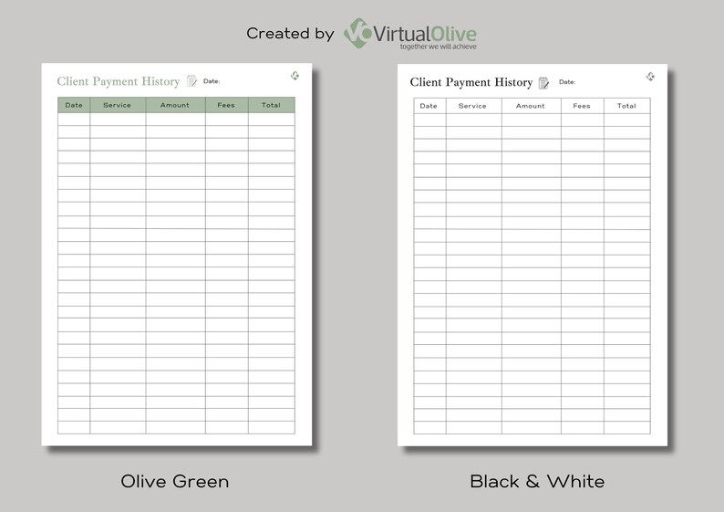 Client Payment History Checklist, Work Essentials, Business Planning ...