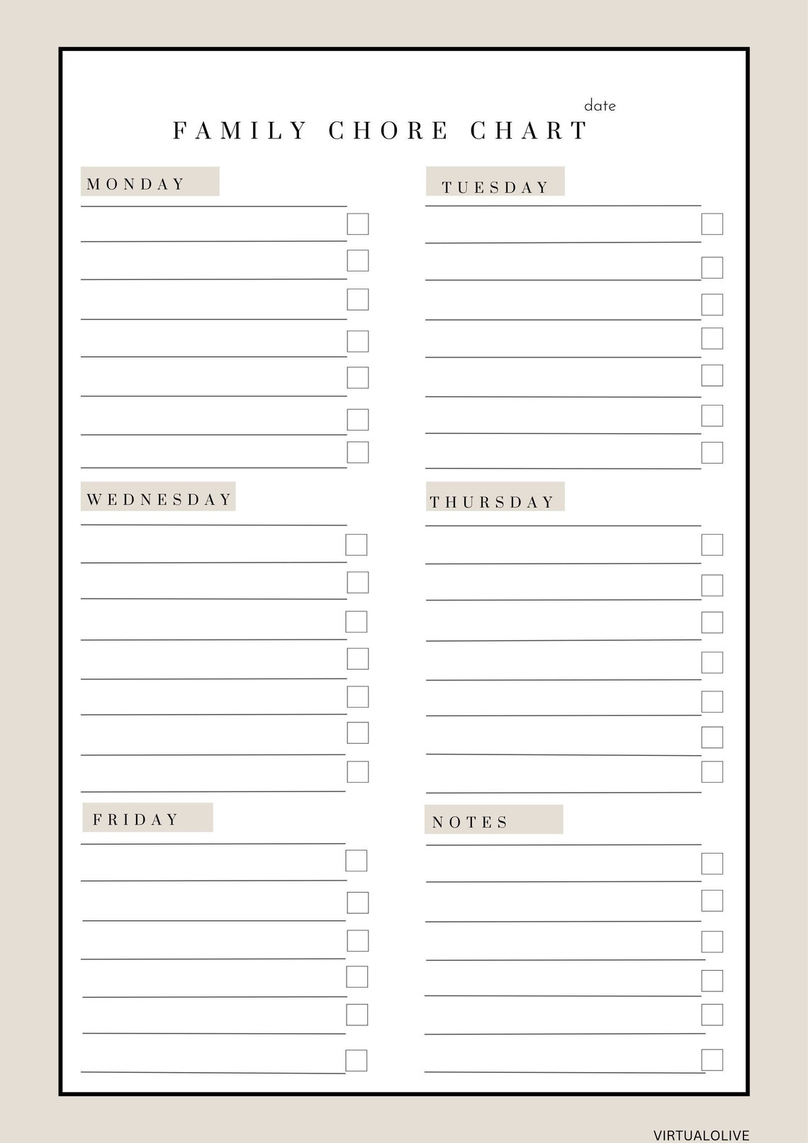 Family Chore Chart, Family Organiser, Chore Monitor, Family Task Lists ...