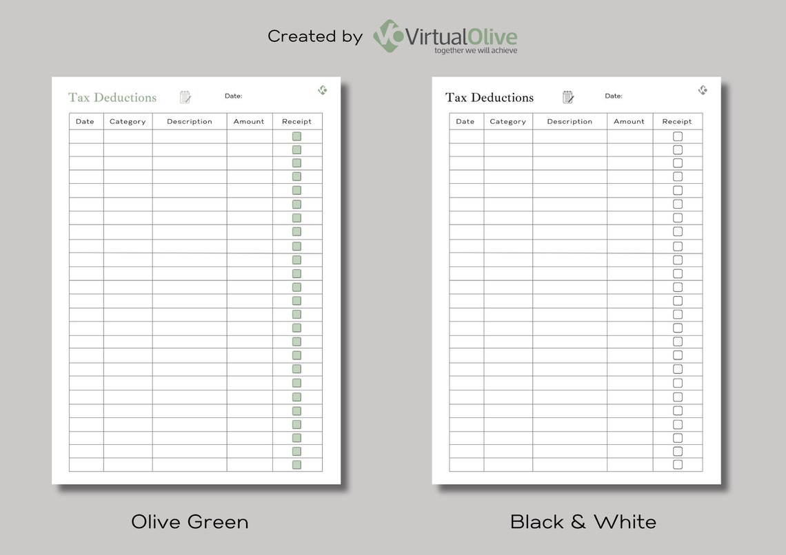 Tax Deductions, Tax Tracker, Work Essentials, Organisers, Reminders ...