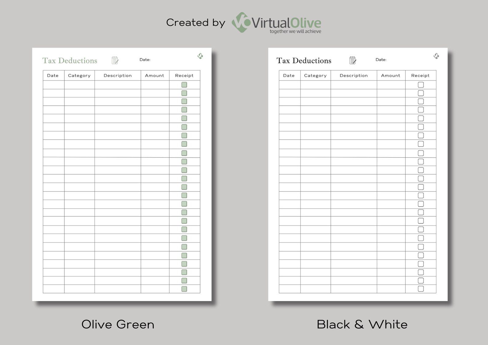 Tax Deductions, Tax Tracker, Work Essentials, Organisers, Reminders ...