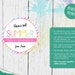 Editable Summer Teacher Appreciation Gift Tag, End of School Year Tag ...