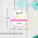 Editable Summer Teacher Appreciation Gift Tag, End of School Year Tag ...