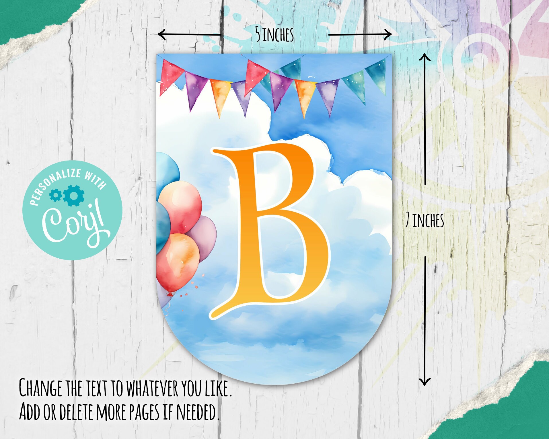 Editable Farm Animals Birthday Party Banner, Barnyard Birthday Garland ...