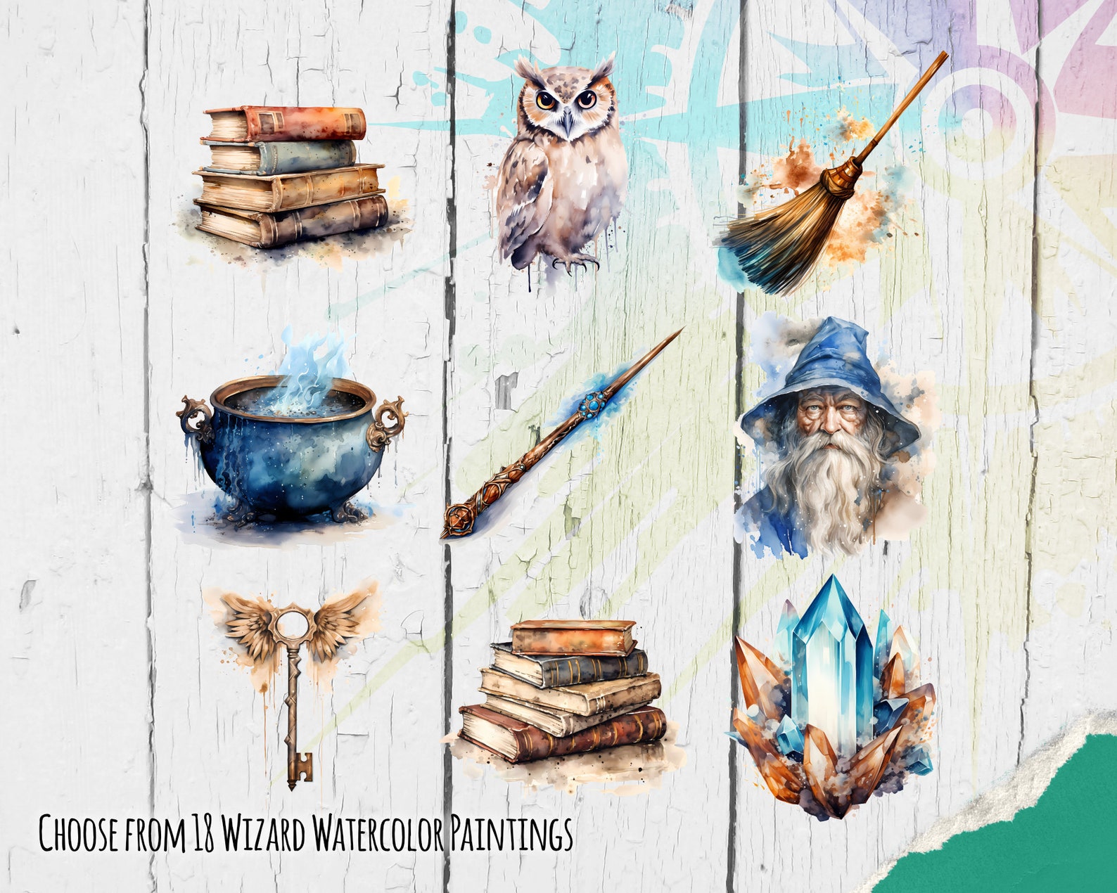 Editable Wizard Birthday Party Cake Topper, Cupcake Decoration, Wizard ...