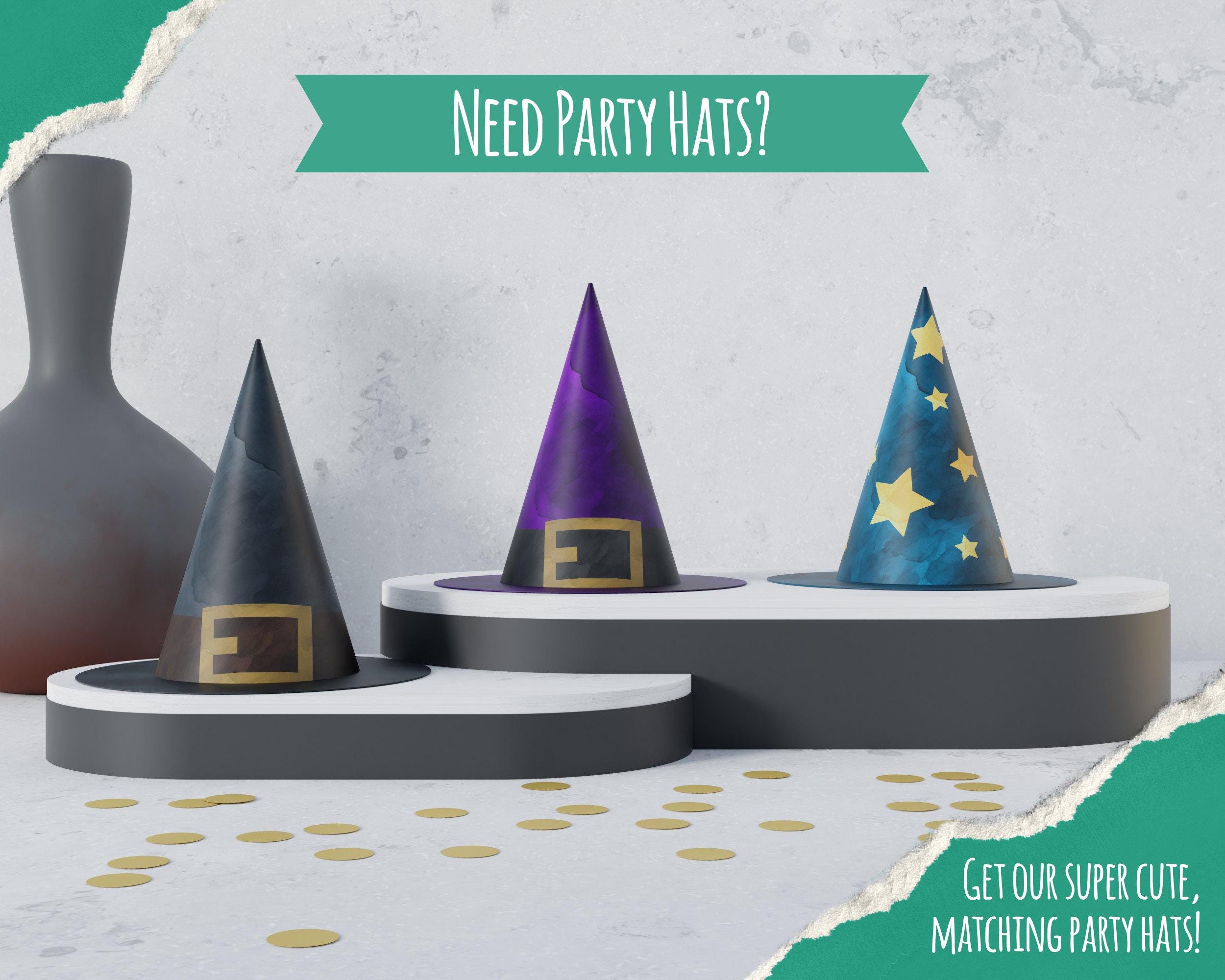 Editable Wizard Birthday Bundle, Party Decoration Set, Magic School ...
